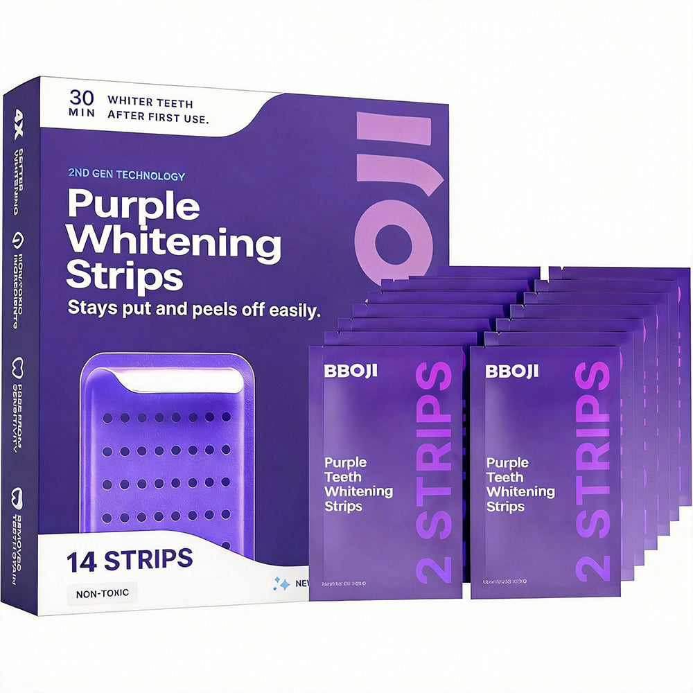 💜Purple Color-Correcting Whitening Strips 🔥| Visible Results in 30 Min ...